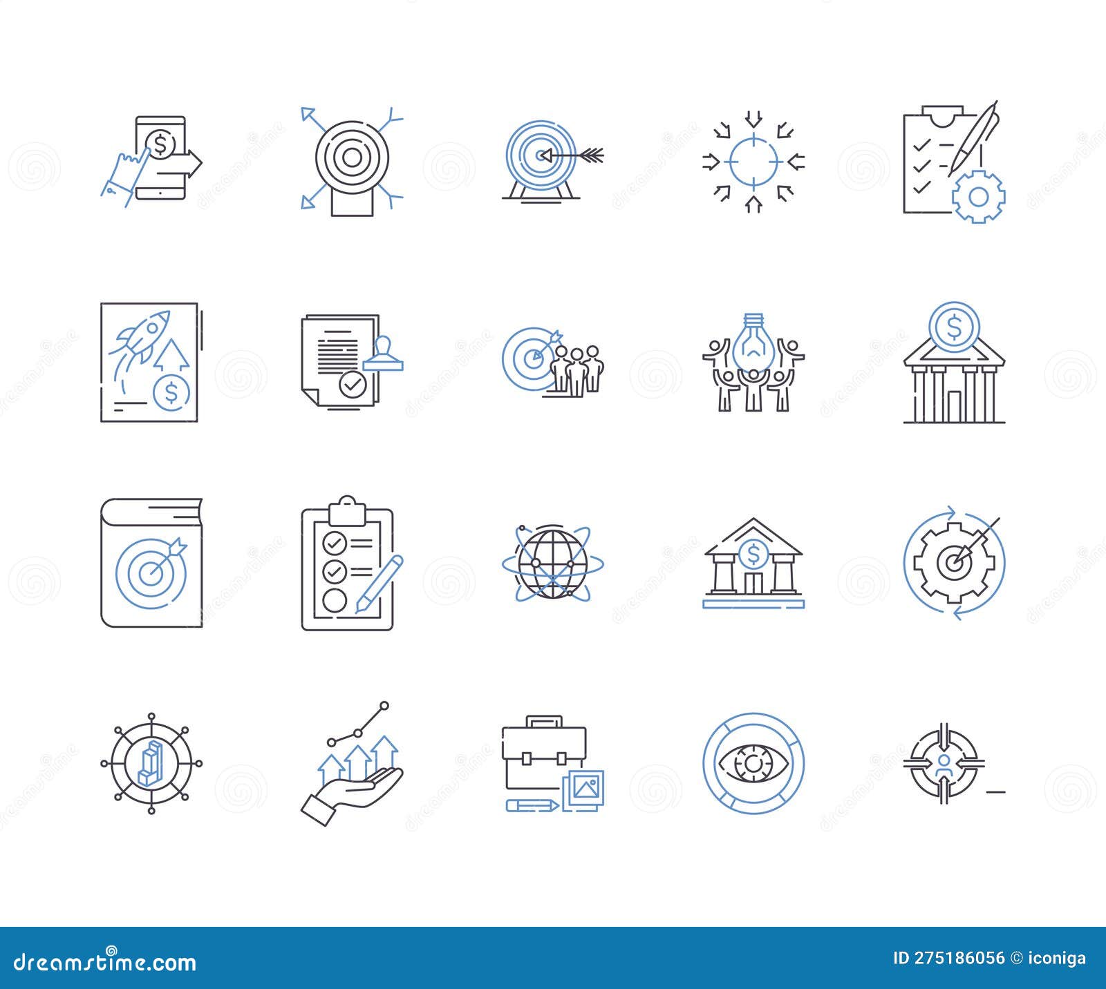 Collaborative Management Outline Icons Collection. Cooperation ... Collaborative Management Outline Icons Collection. Cooperation ...