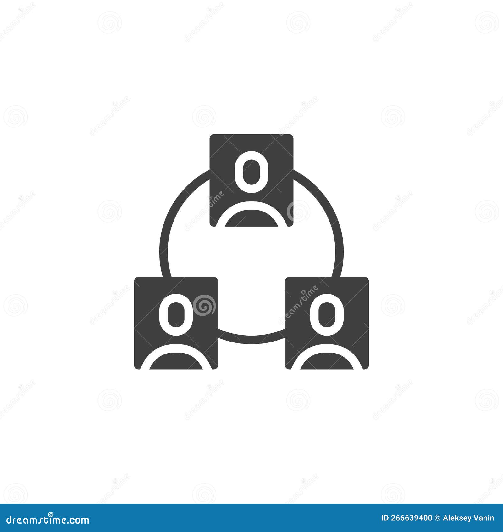 Collaborative People Vector Icon Stock Vector - Illustration of ...