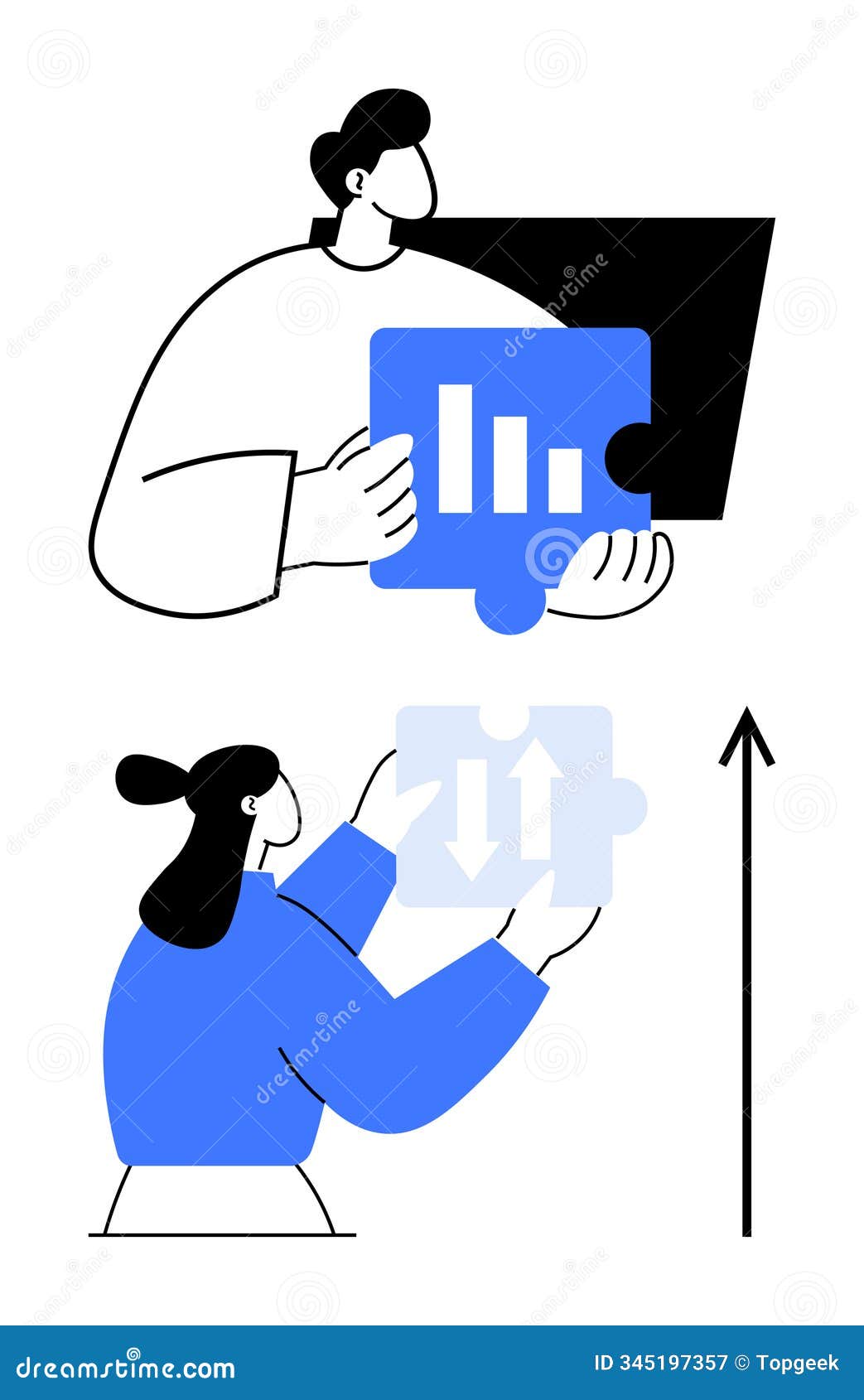 Puzzlesolving Cartoons, Illustrations & Vector Stock Images - 291 ...