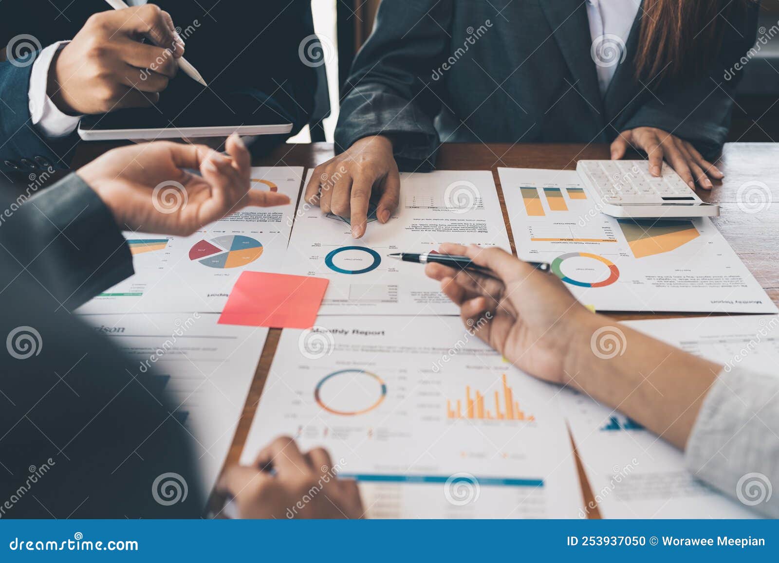 Collaborative Process of Business Team during Brainstorming Meeting in ... Collaborative Process of Business Team during Brainstorming Meeting in ...