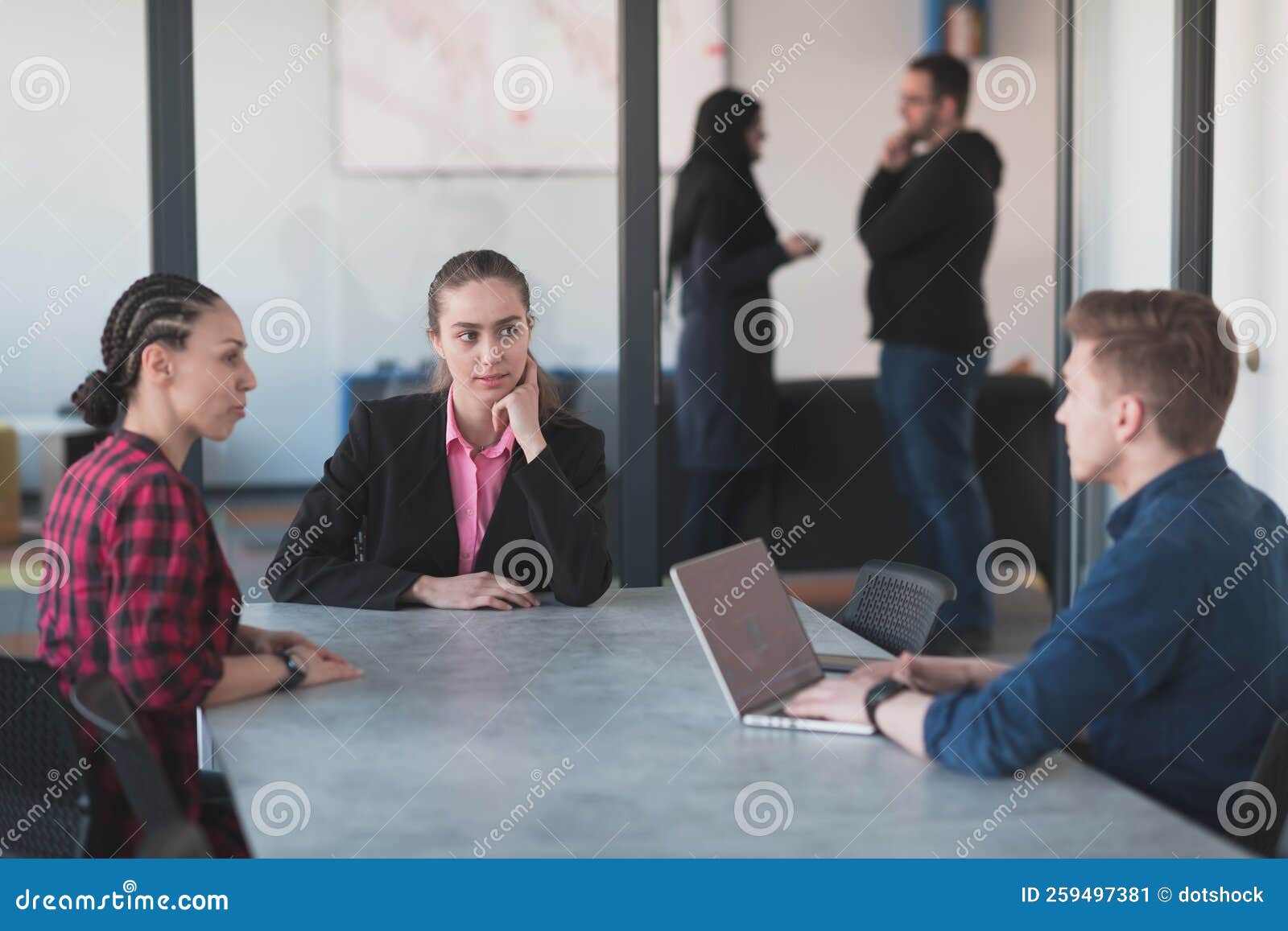 Collaborative Process of Multicultural Skilled Young Business Team ...