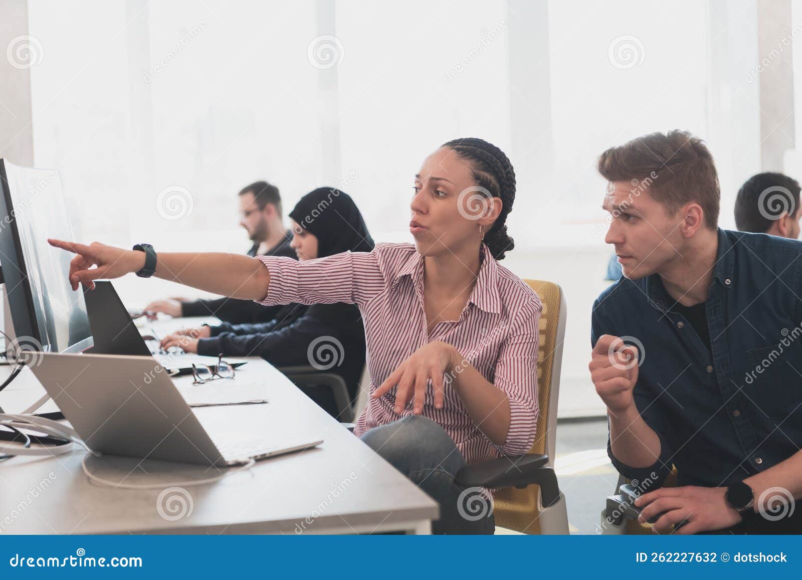 Collaborative Process of Multicultural Skilled Young Business Team ...