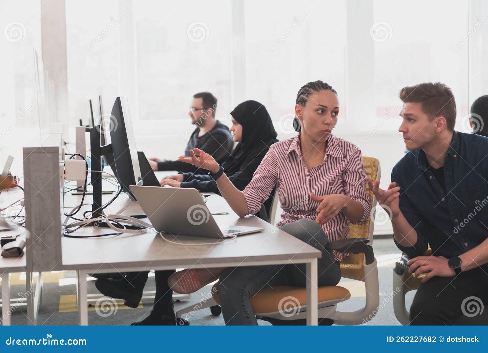 Collaborative Process of Multicultural Skilled Young Business Team ...