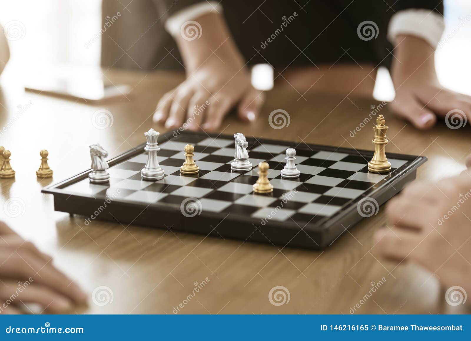 Collaborative Process of Skilled Person Brainstorming Play Chess Game ...