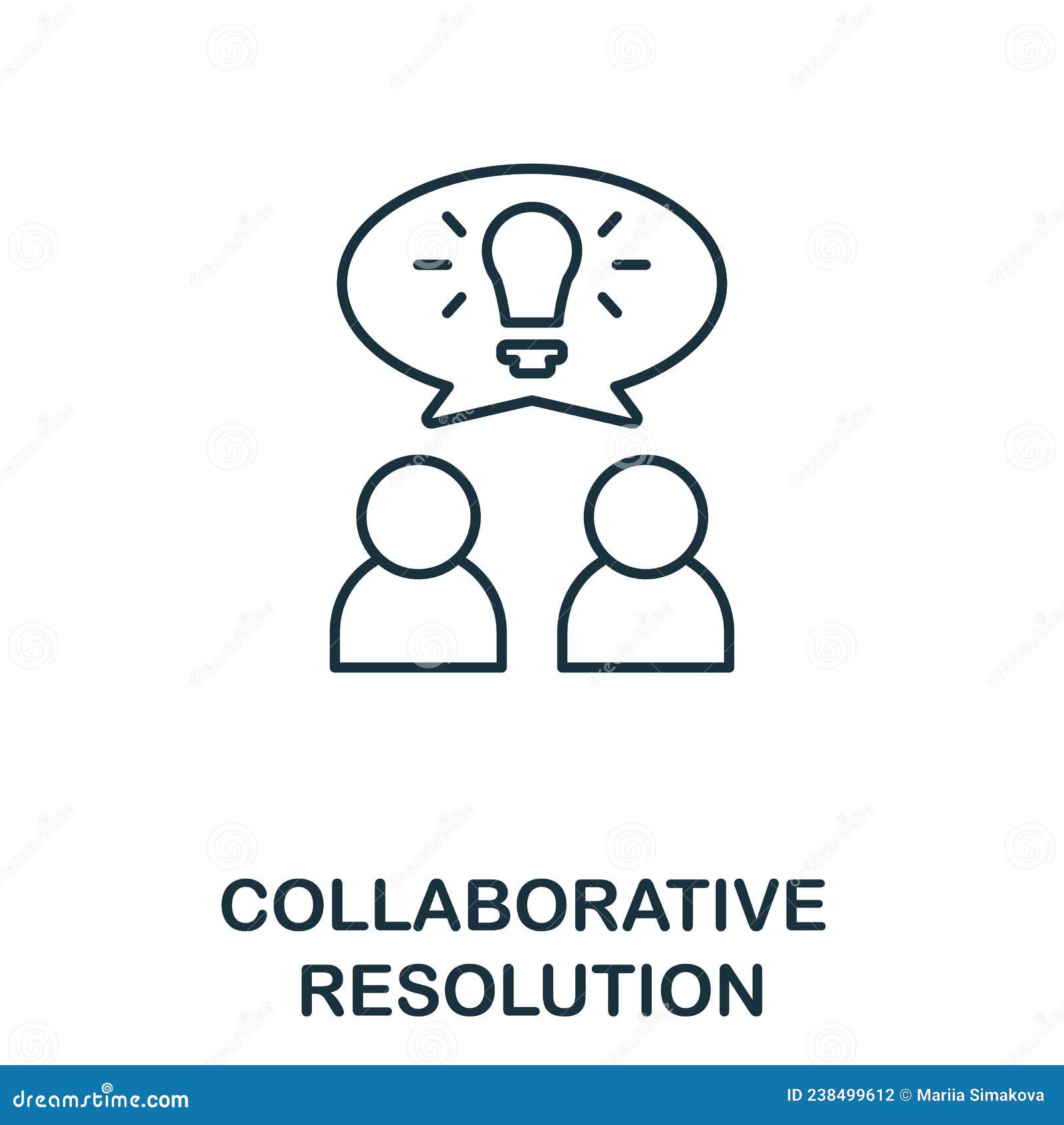 Collaborative Resolution Flat Landing Page Website Template ...