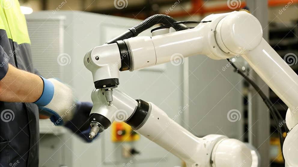 A Collaborative Robot Working Side by Side with a Human Operator Their ...