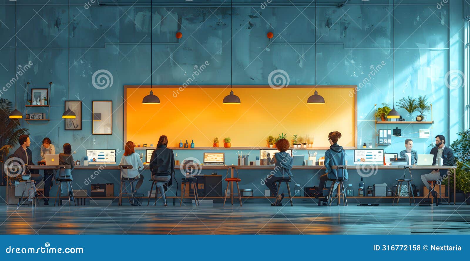 Collaborative Success - Corporate Teamwork in Progress Stock ...