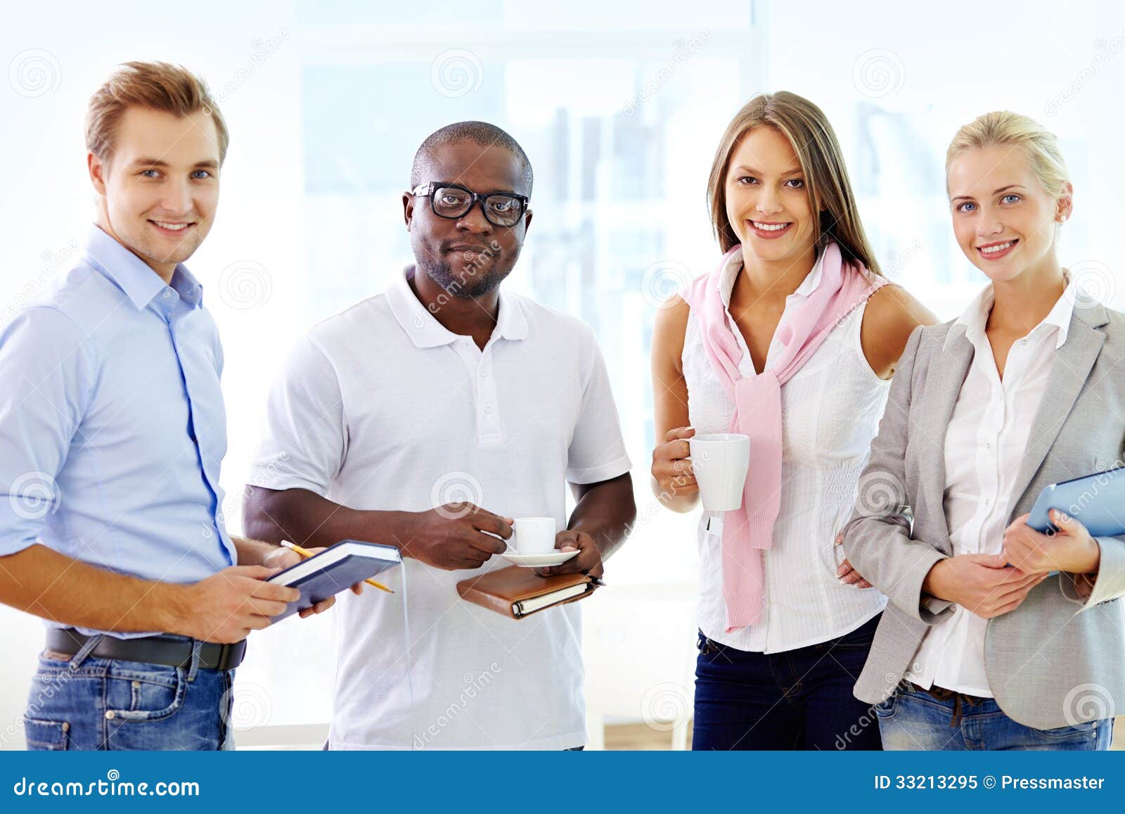 Collaborative team stock image. Image of coffeebreak - 33213295