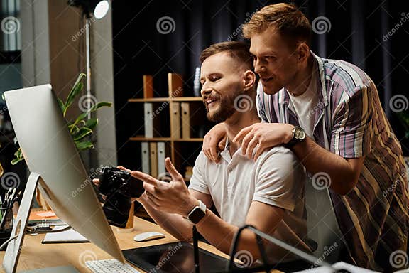 Collaborative Tech Exploration Stock Photo - Image of hardware ...
