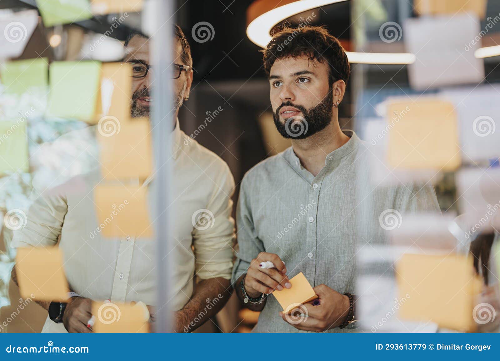 Collaborative Workspace: Diverse Business Group Brainstorming and ...