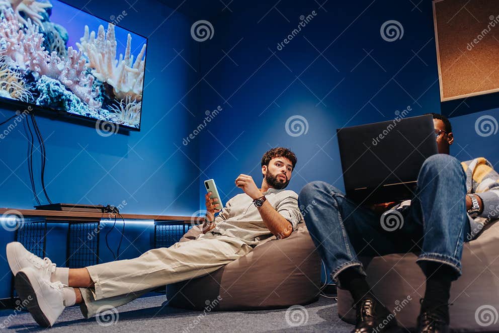 Collaborative Workspace: Diverse Group of Professionals Solving ...