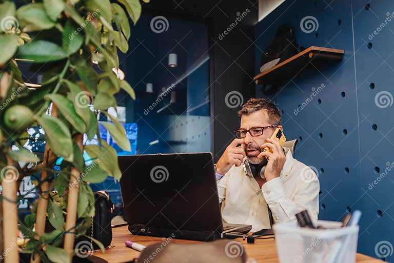 Collaborative Workspace: Diverse Team of Professionals Solving Business ...