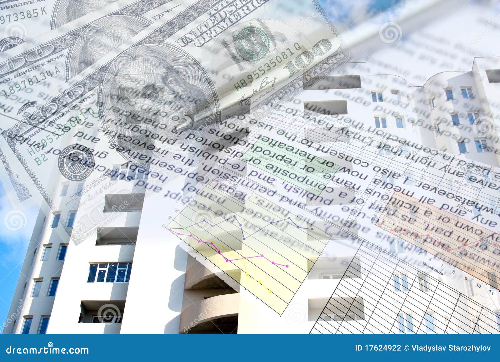 Collage. stock photo. Image of budget, index, chart, economics - 17624922