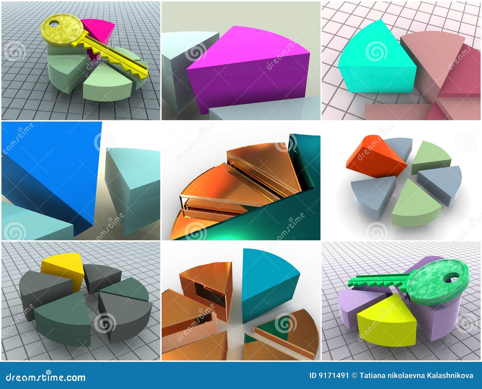 Collage from 9 Three-dimensional Diagrams. Icons Stock Illustration ... Collage from 9 Three-dimensional Diagrams. Icons Stock Illustration ...
