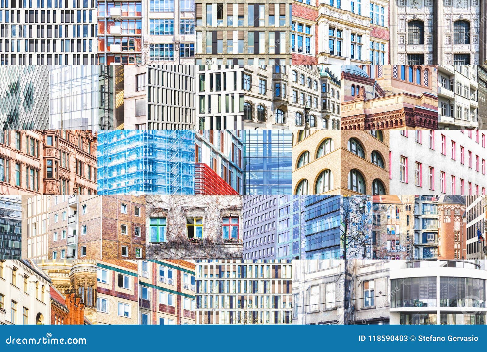 Collage of Ancient and Modern Berlin Furs Stock Image - Image of design ...