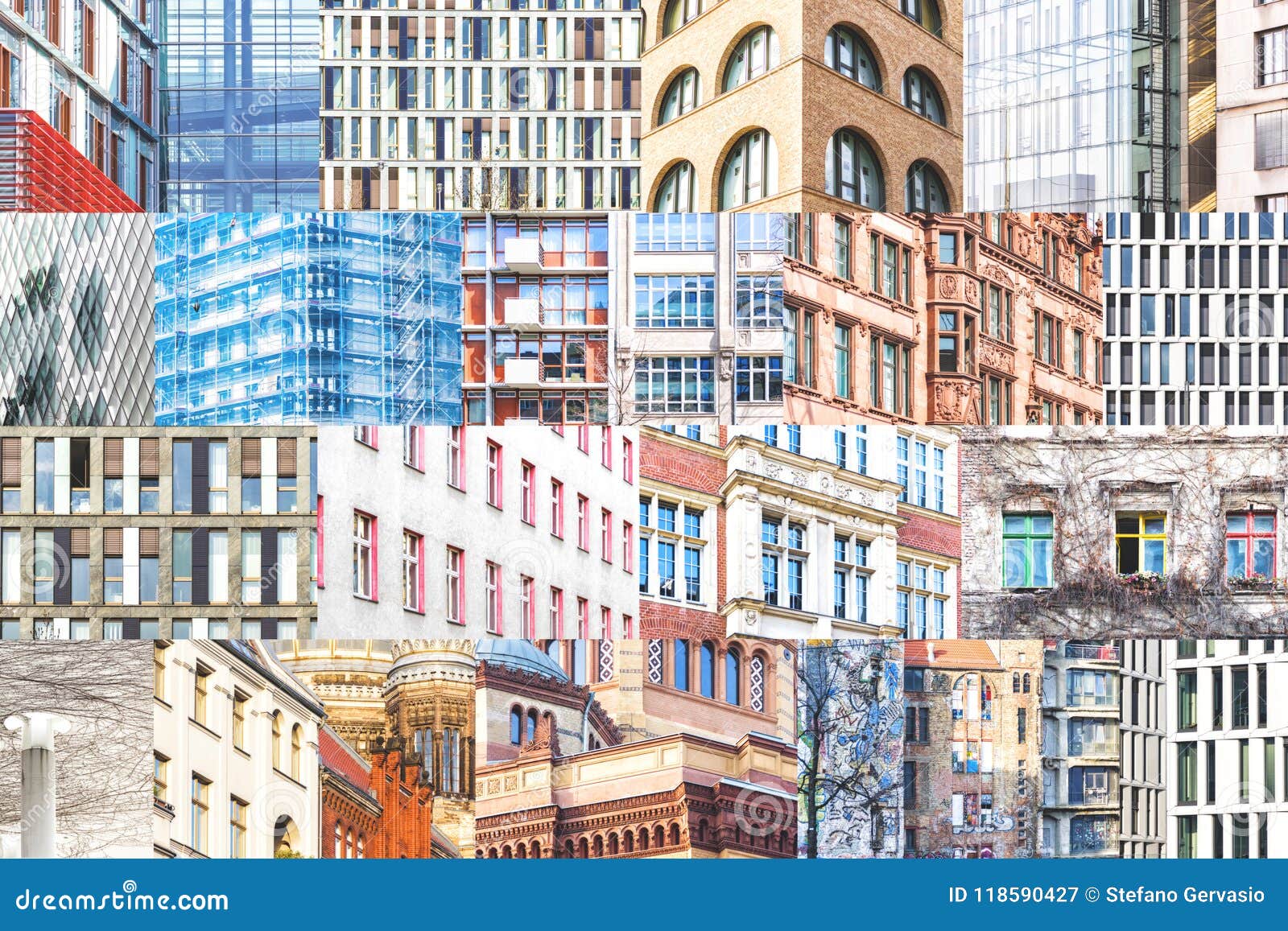 Collage With Ancient Greek Theatre And Isola Bella In Taormina, Sicily ...