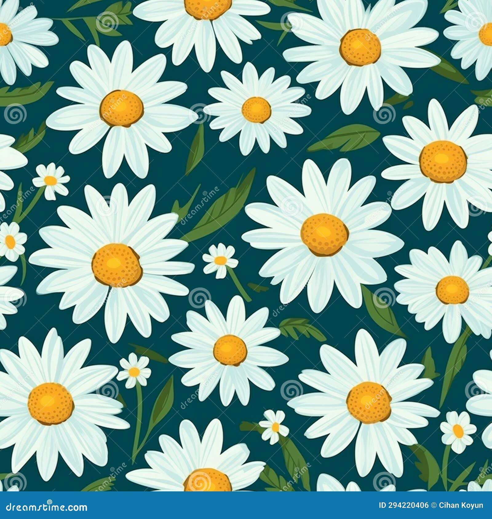 Collage Art Daisy Image for Eye-catching Attention Stock Illustration ...