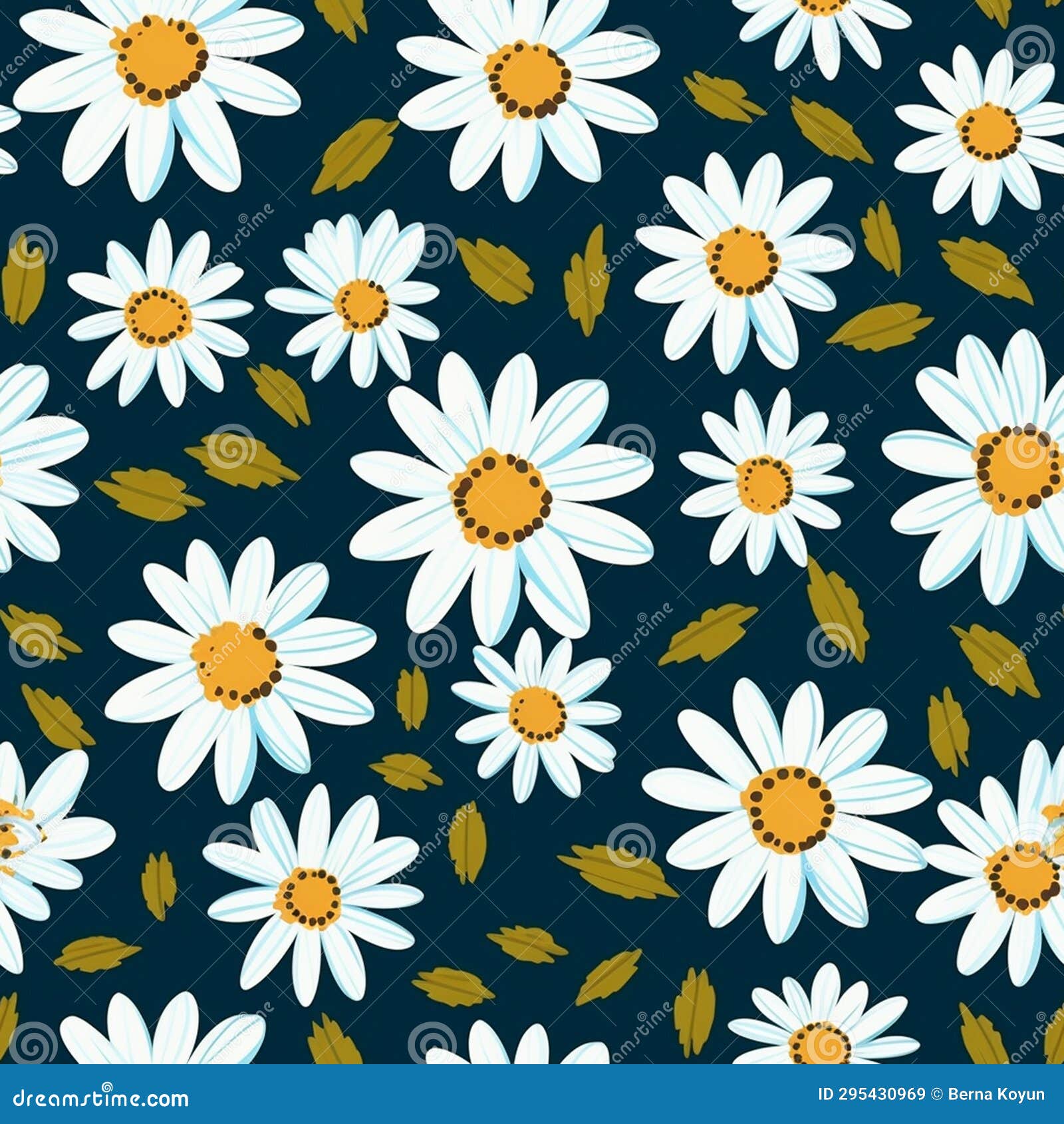 Collage Art Daisy Image for Eye-catching Attention Stock Illustration ...