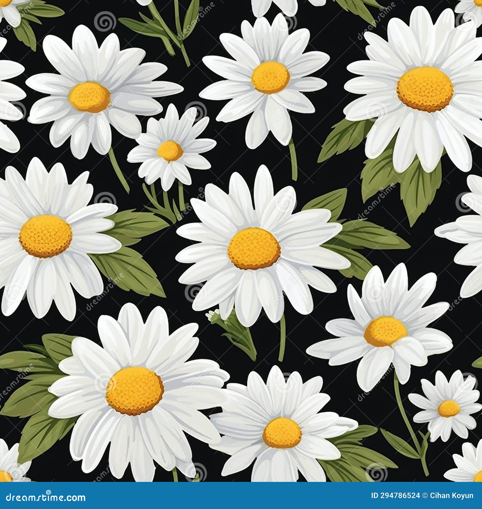 Collage Art Daisy Image for Eye-catching Attention Stock Illustration ...