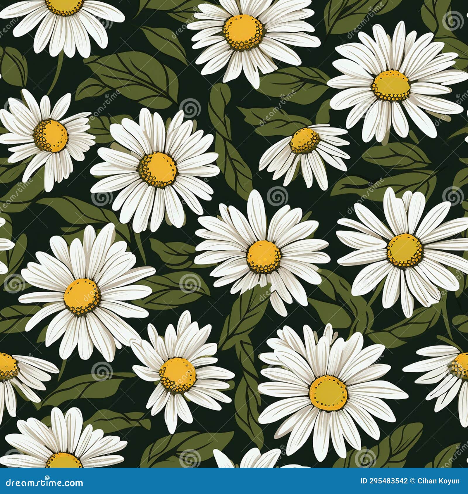 Collage Art Daisy Image for Eye-catching Attention Stock Illustration ...