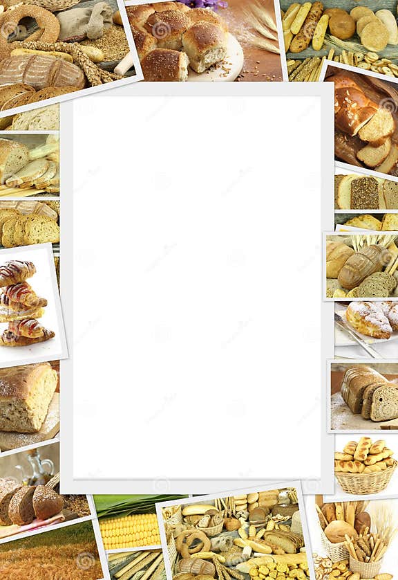 Collage with baked goods stock photo. Image of breakfast - 43392020