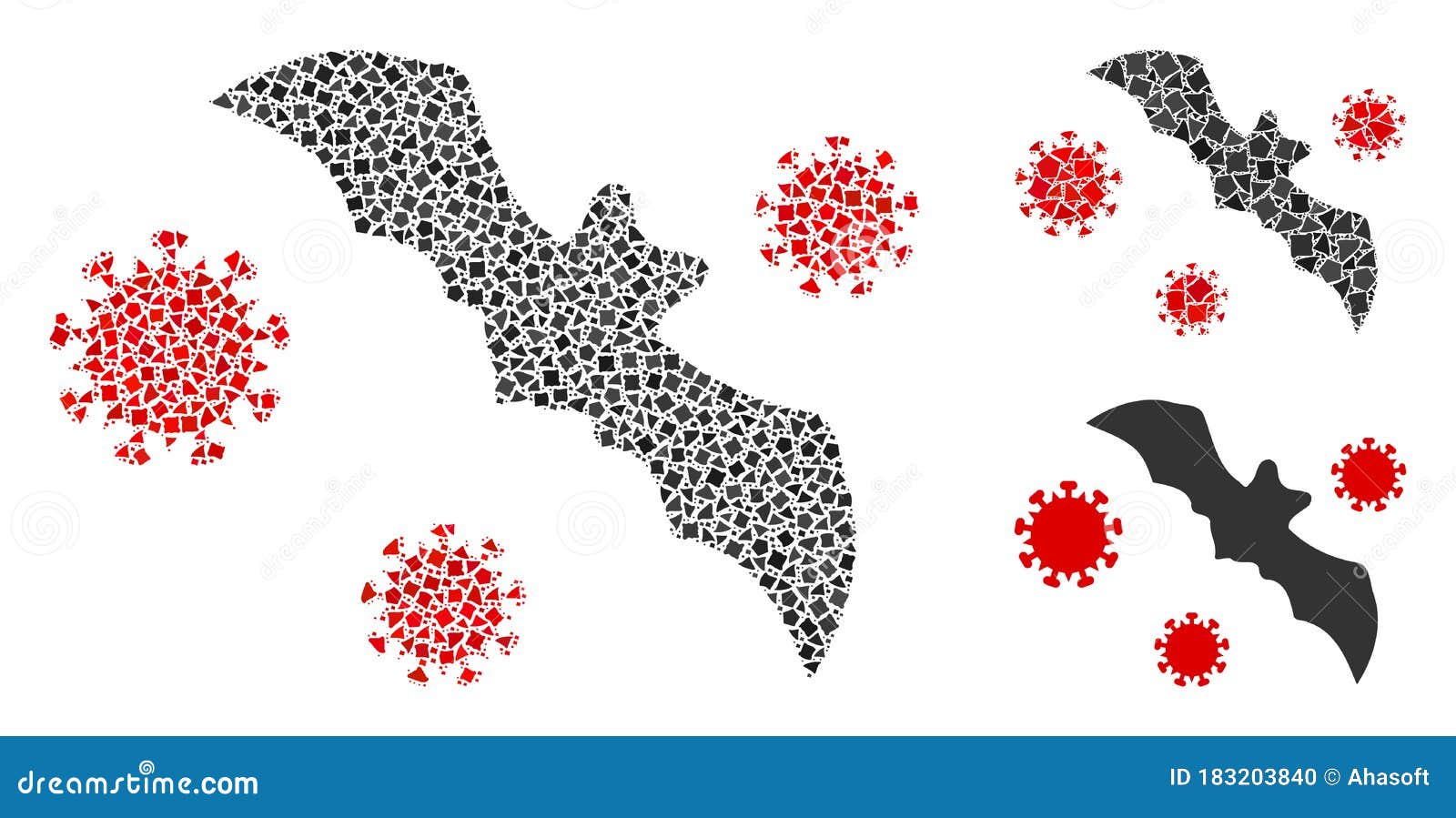 Humpy Virus Replication Icon Collage Royalty-Free Stock Photo ...