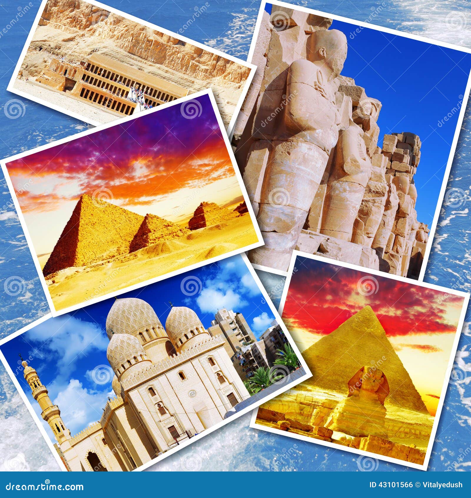 Collage of Beautiful Egypt . Stock Photo - Image of minaret, city: 43101566