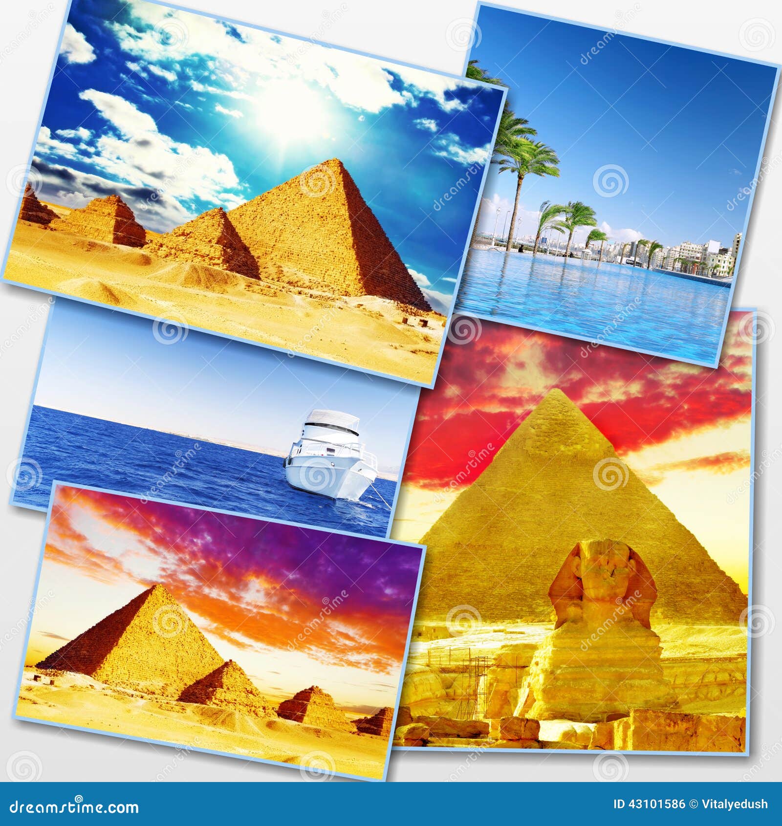 Collage of Beautiful Egypt . Stock Photo - Image of landscape, camel ...