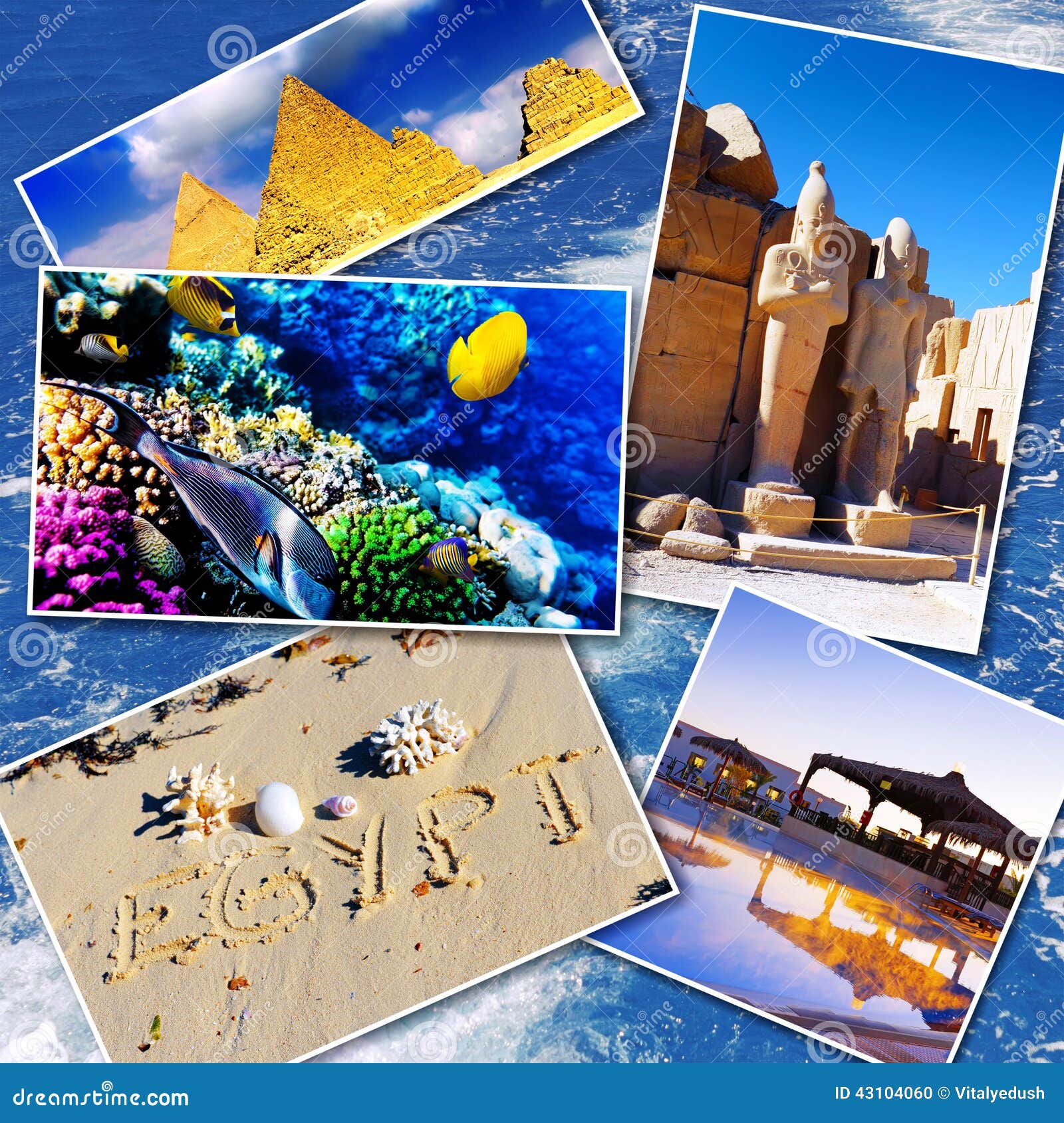 Collage of Beautiful Egypt . Stock Photo - Image of hieroglyph, collage ...