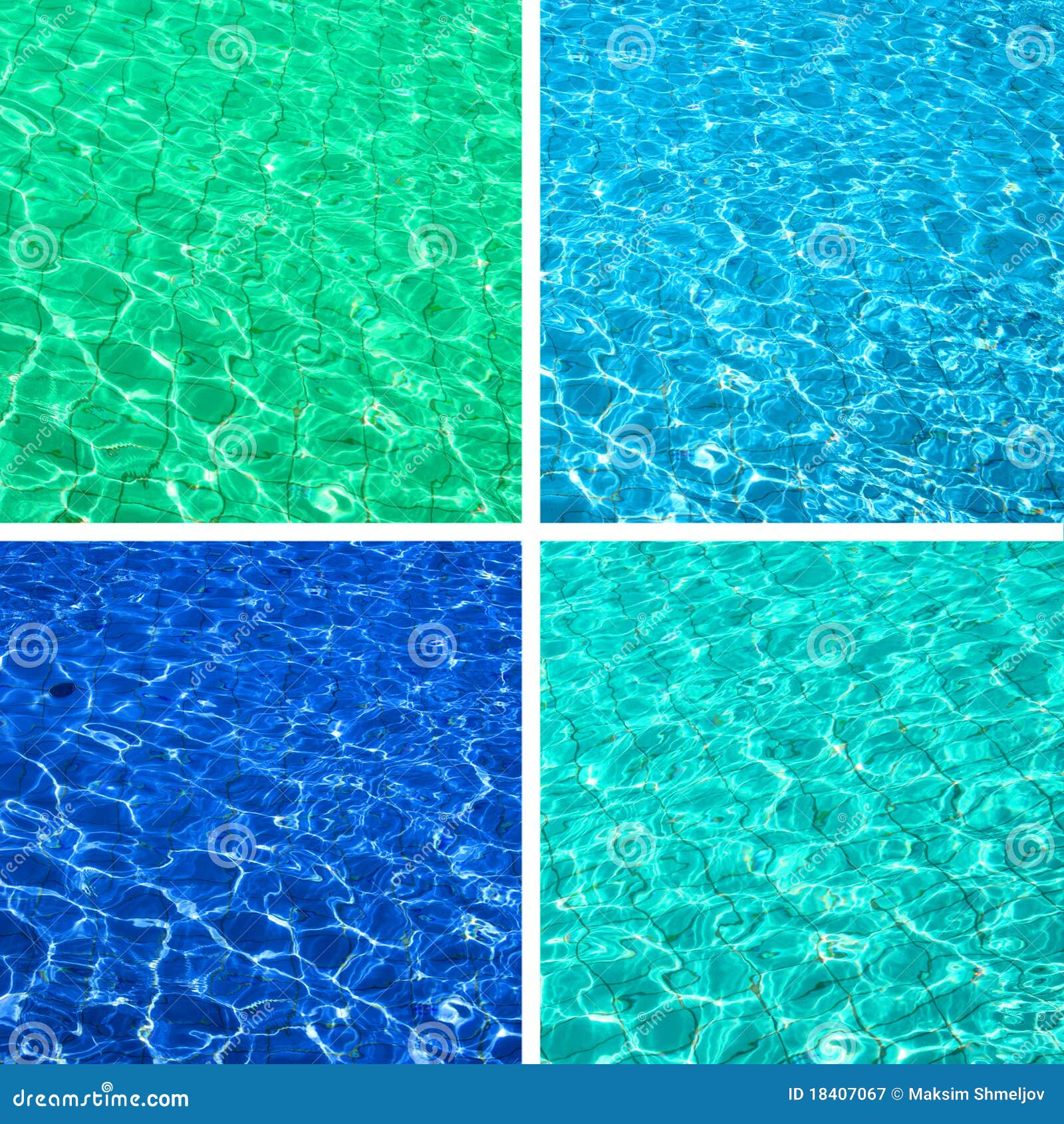 A Collage of Beautiful Water Images Stock Image - Image of liquid ...