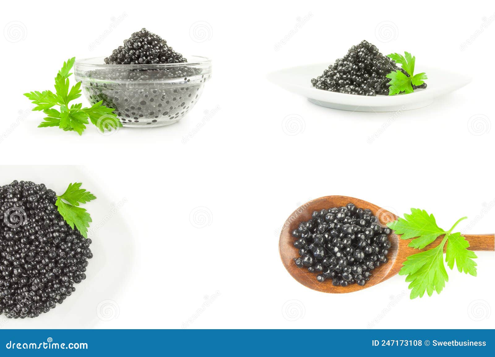 Collection of Black Roe on a White Background Cutout Stock Photo ...