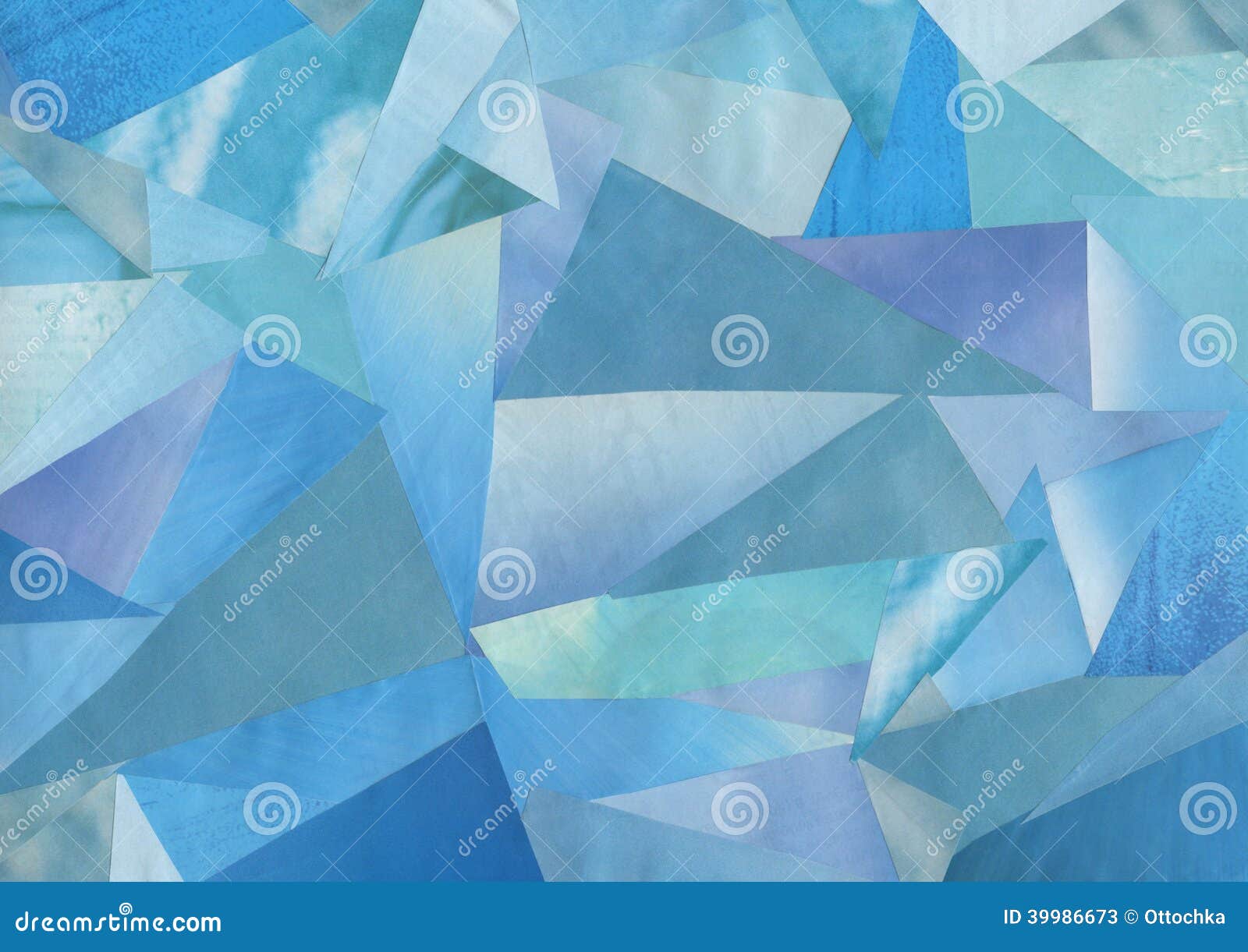 Collage of blue paper stock image. Image of blue, patch - 39986673
