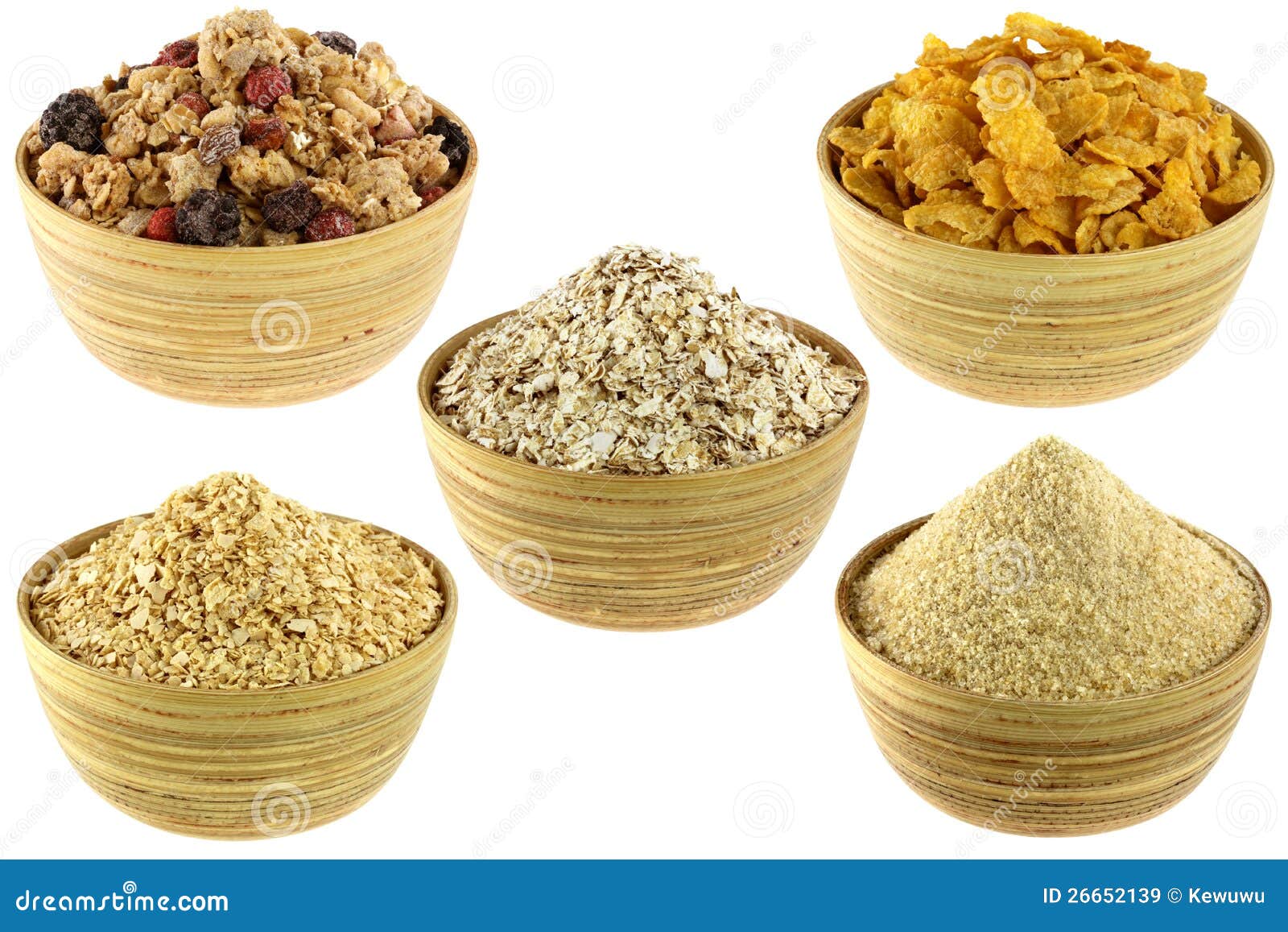 Collage Of Breakfast Cereal Set Stock Image | CartoonDealer.com #26652139