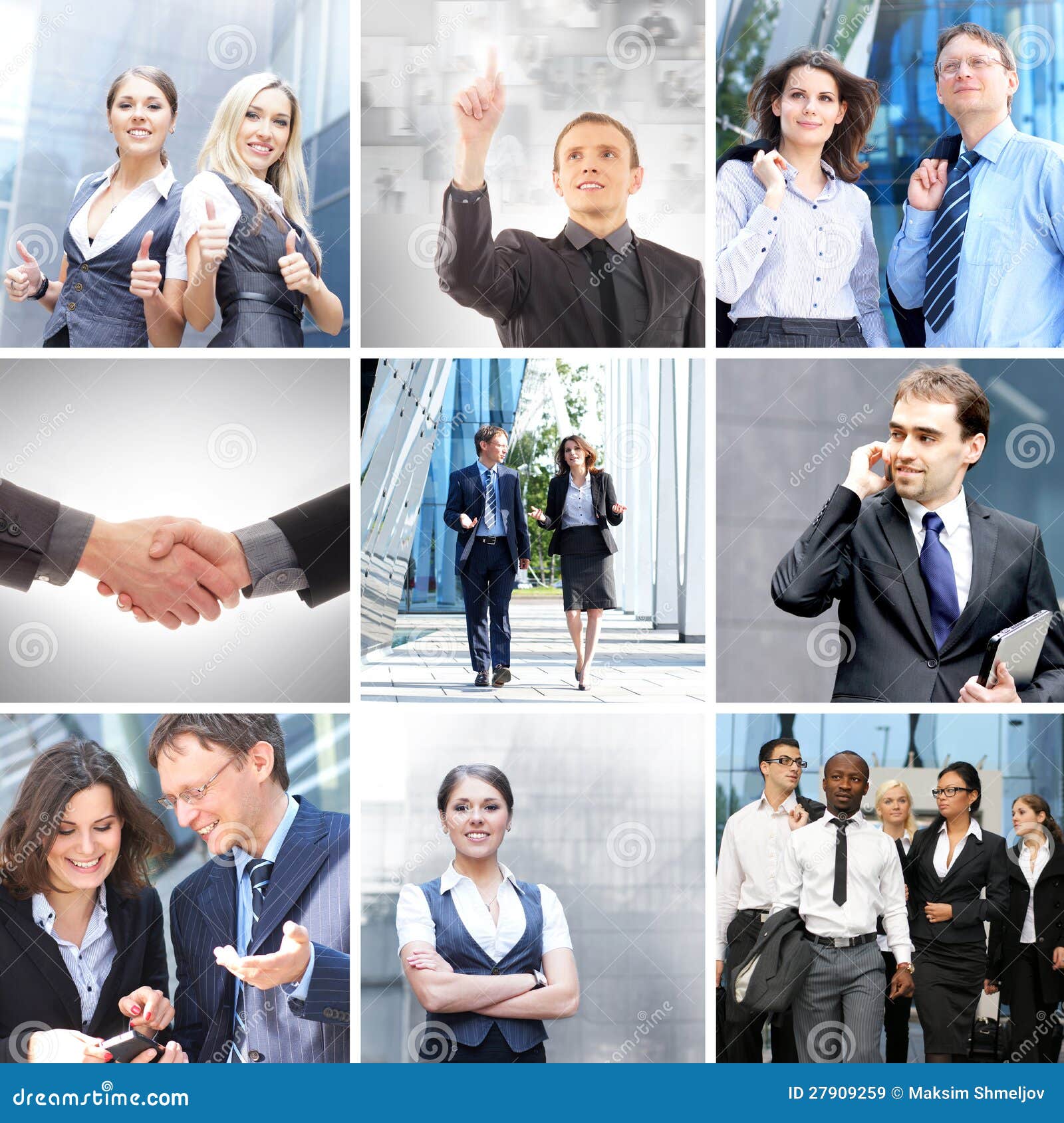 Business People Collage