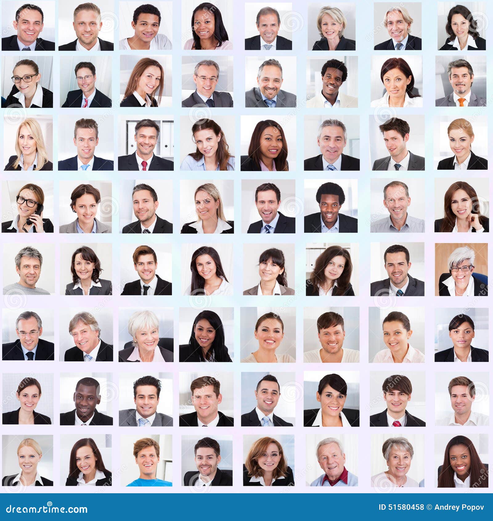Collage of Business People Smiling Stock Photo - Image of business ...