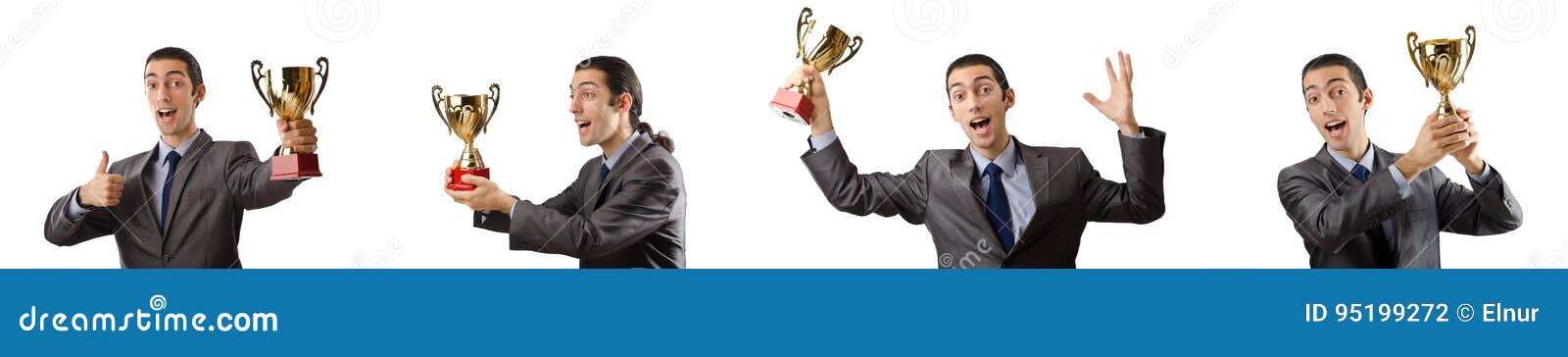 The Collage of Businessman Receiving Award Stock Photo - Image of ...