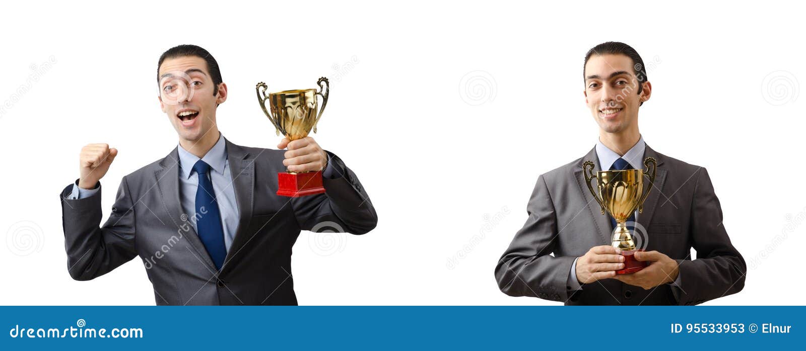 The Collage of Businessman Receiving Award Stock Image - Image of ...
