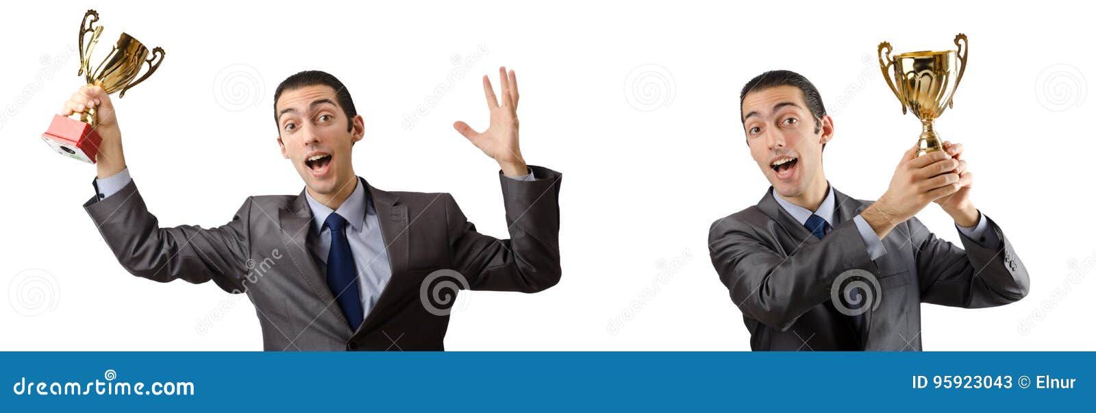 The Collage of Businessman Receiving Award Stock Image - Image of ...