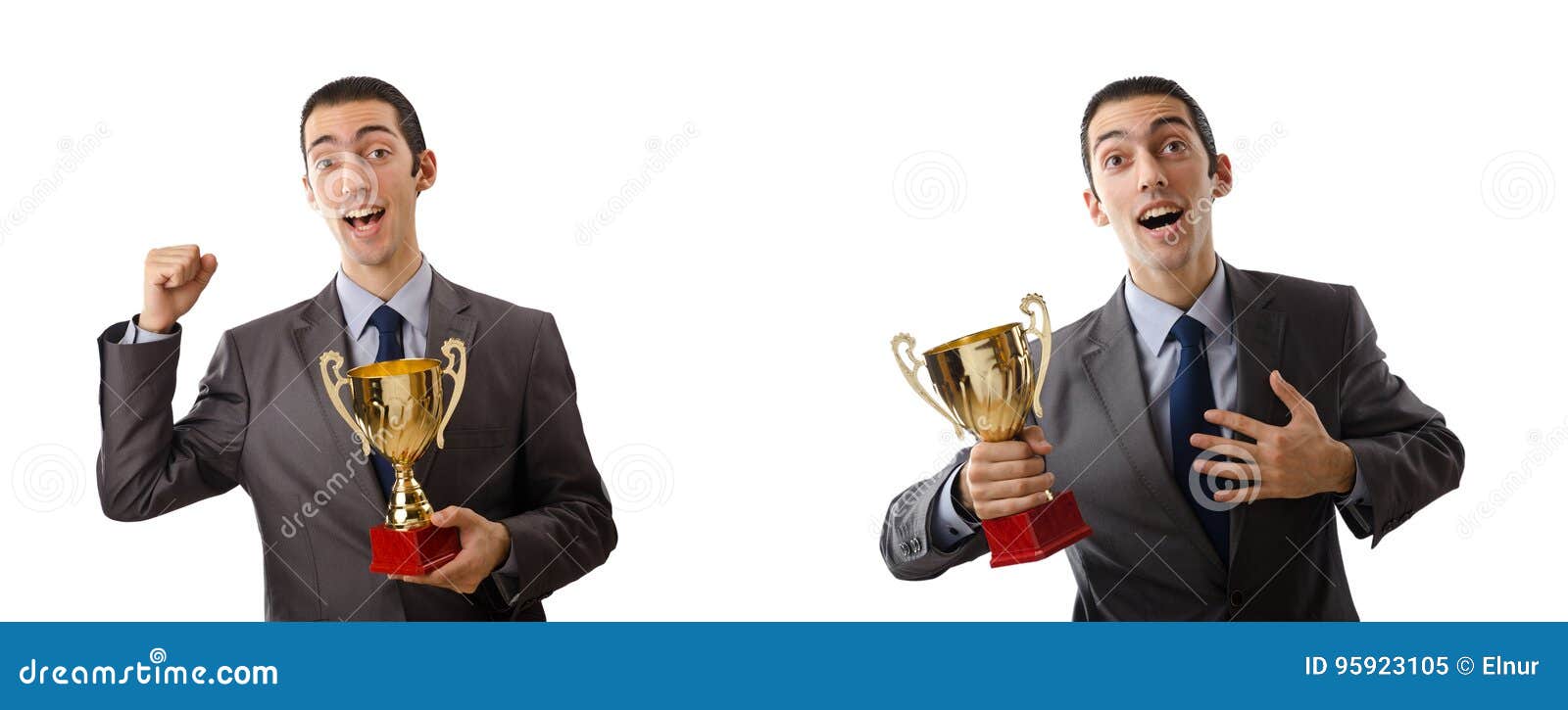 The Collage of Businessman Receiving Award Stock Image - Image of ...