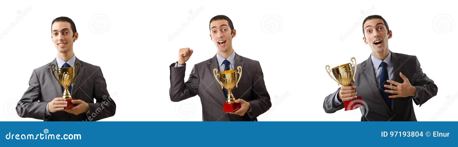 The Collage of Businessman Receiving Award Stock Photo - Image of ...