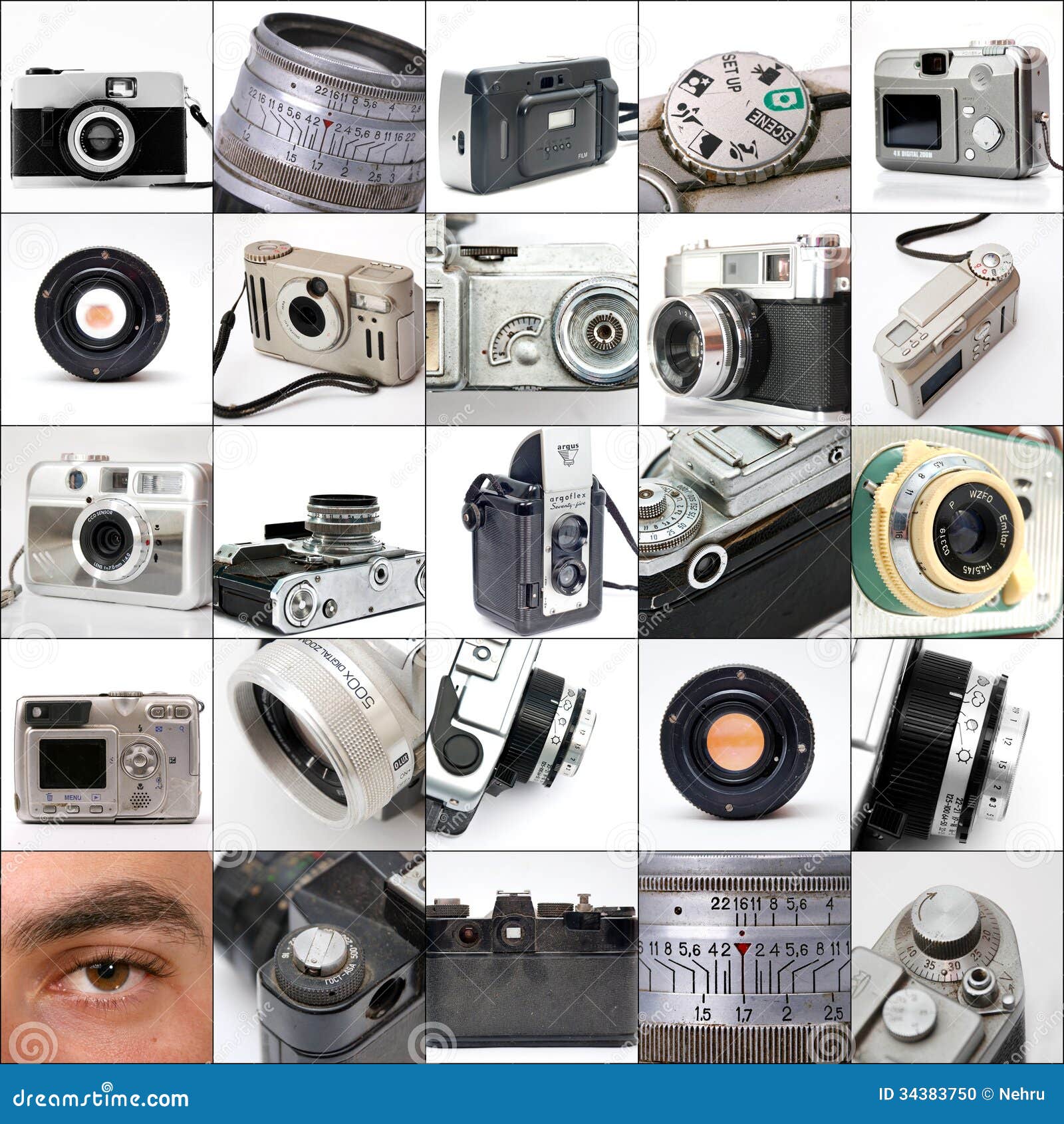 Collage Of Cameras Editorial Image | CartoonDealer.com #34383750