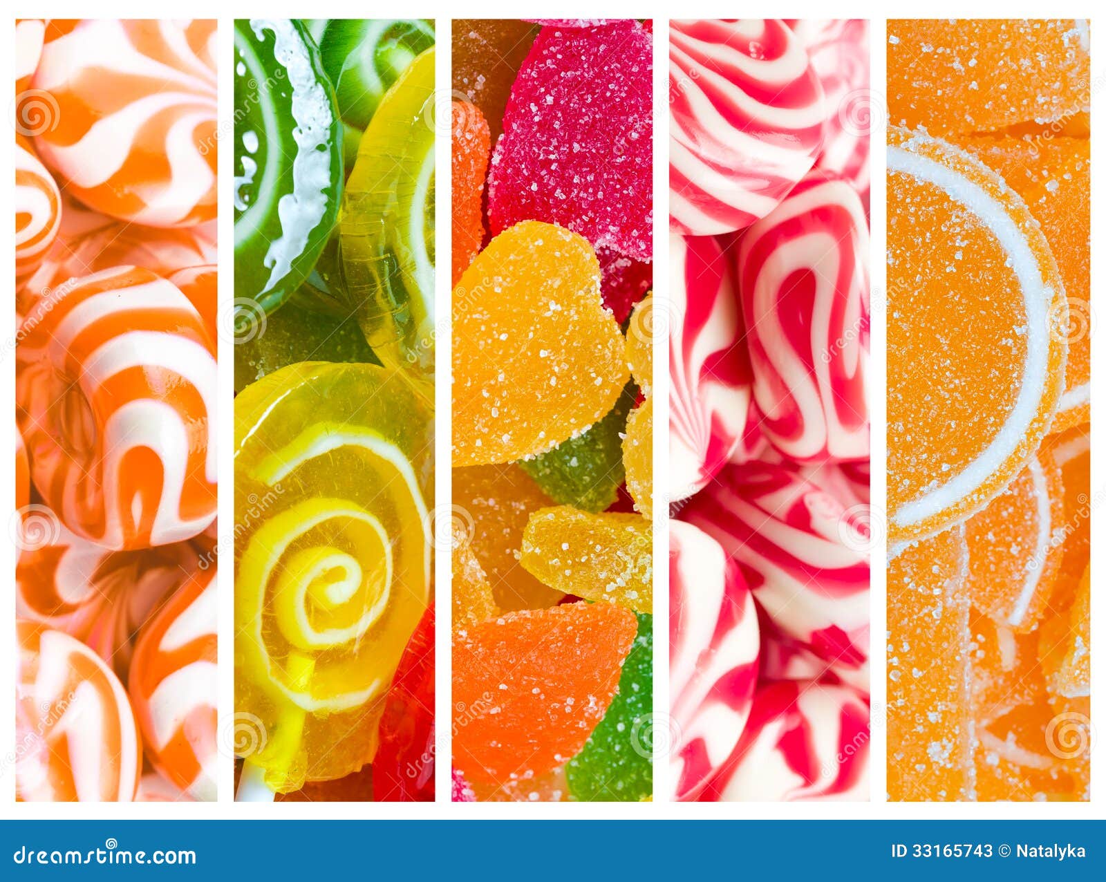 Collage of Candy and Sweets Stock Image - Image of lollipops, lolly ...