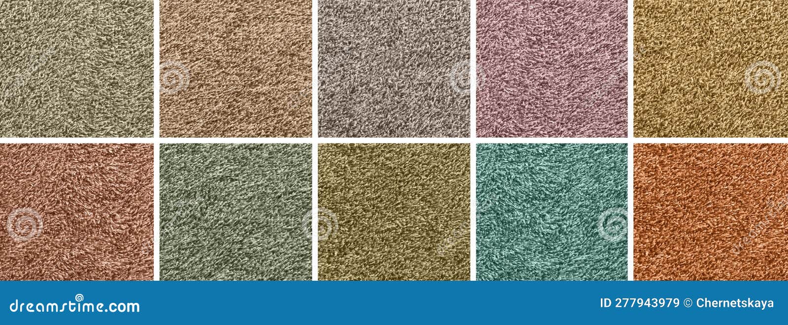Collage with Carpet Texture in Different Colors Stock Image - Image of ...