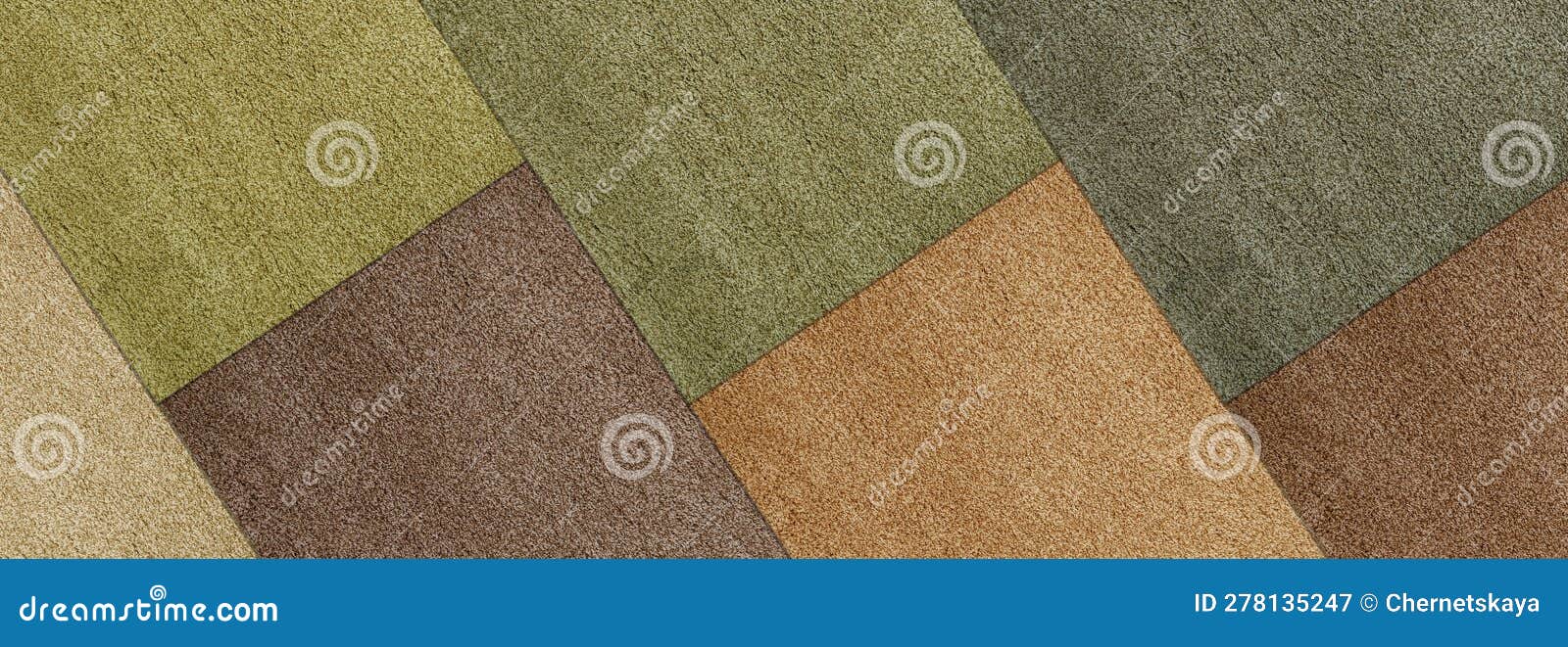 Collage with Carpet Texture in Different Colors Stock Image - Image of ...