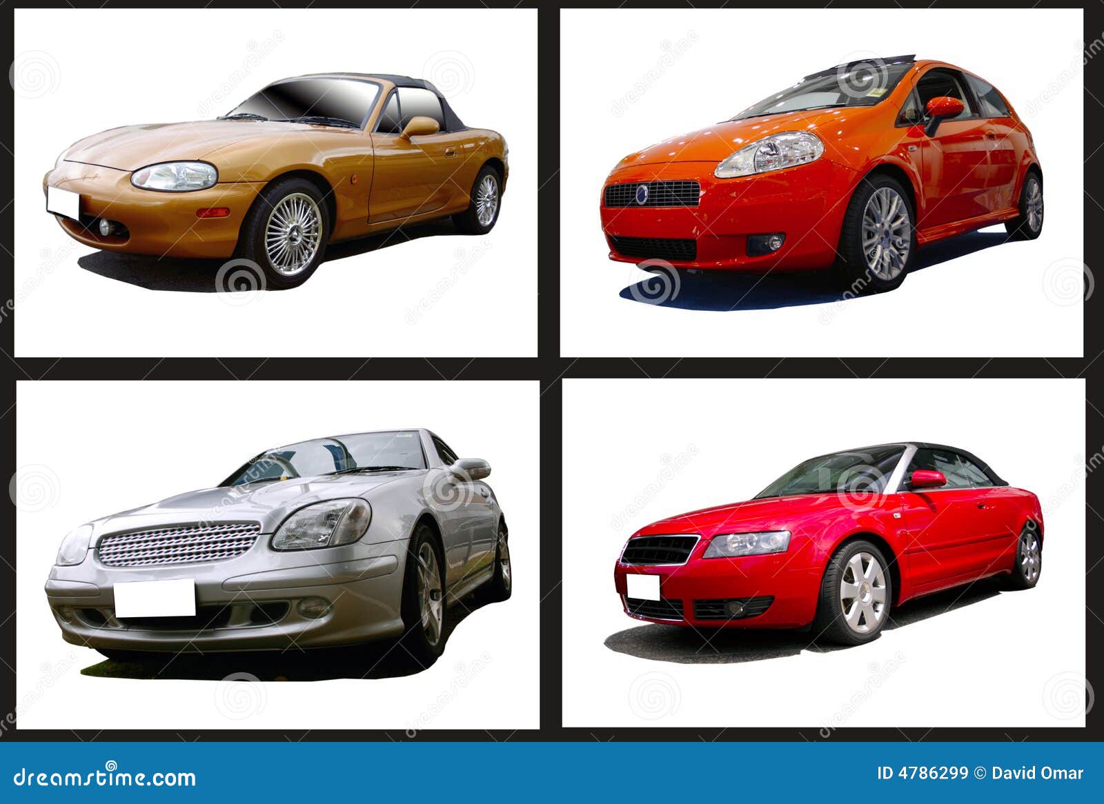 Collage of cars stock image. Image of transport, racing - 4786299