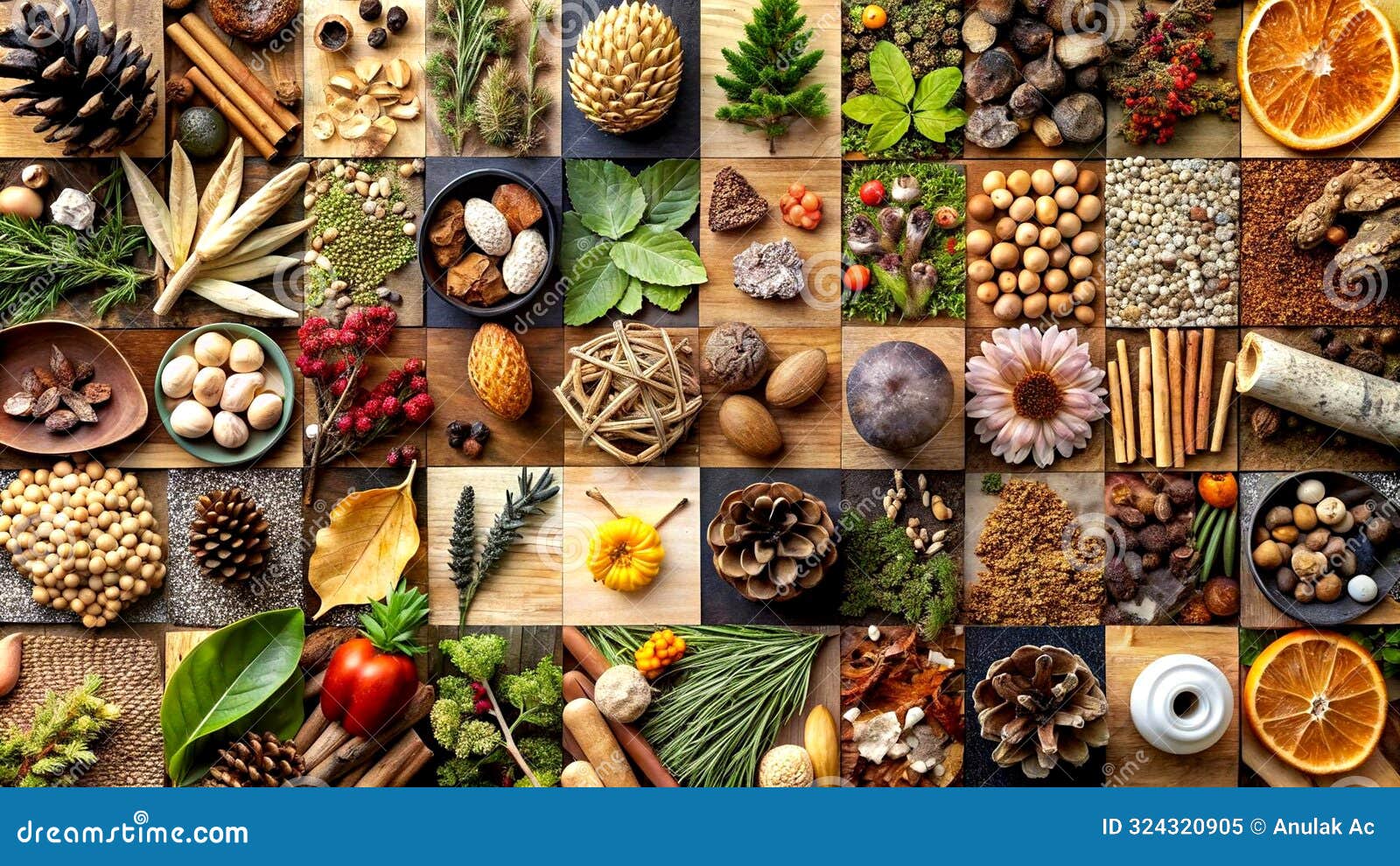 A Tapestry of Textures: a Collage of Natural Materials and Found ...