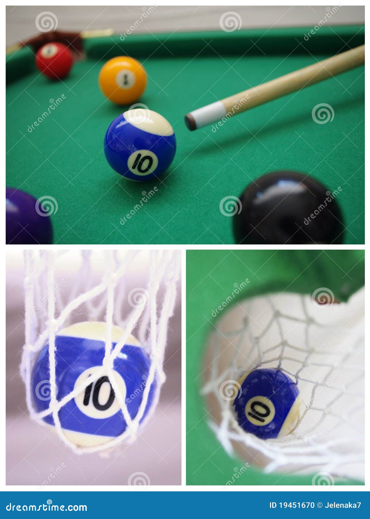 Collage of Close-up of Billiards Balls Stock Photo - Image of fifteen ...