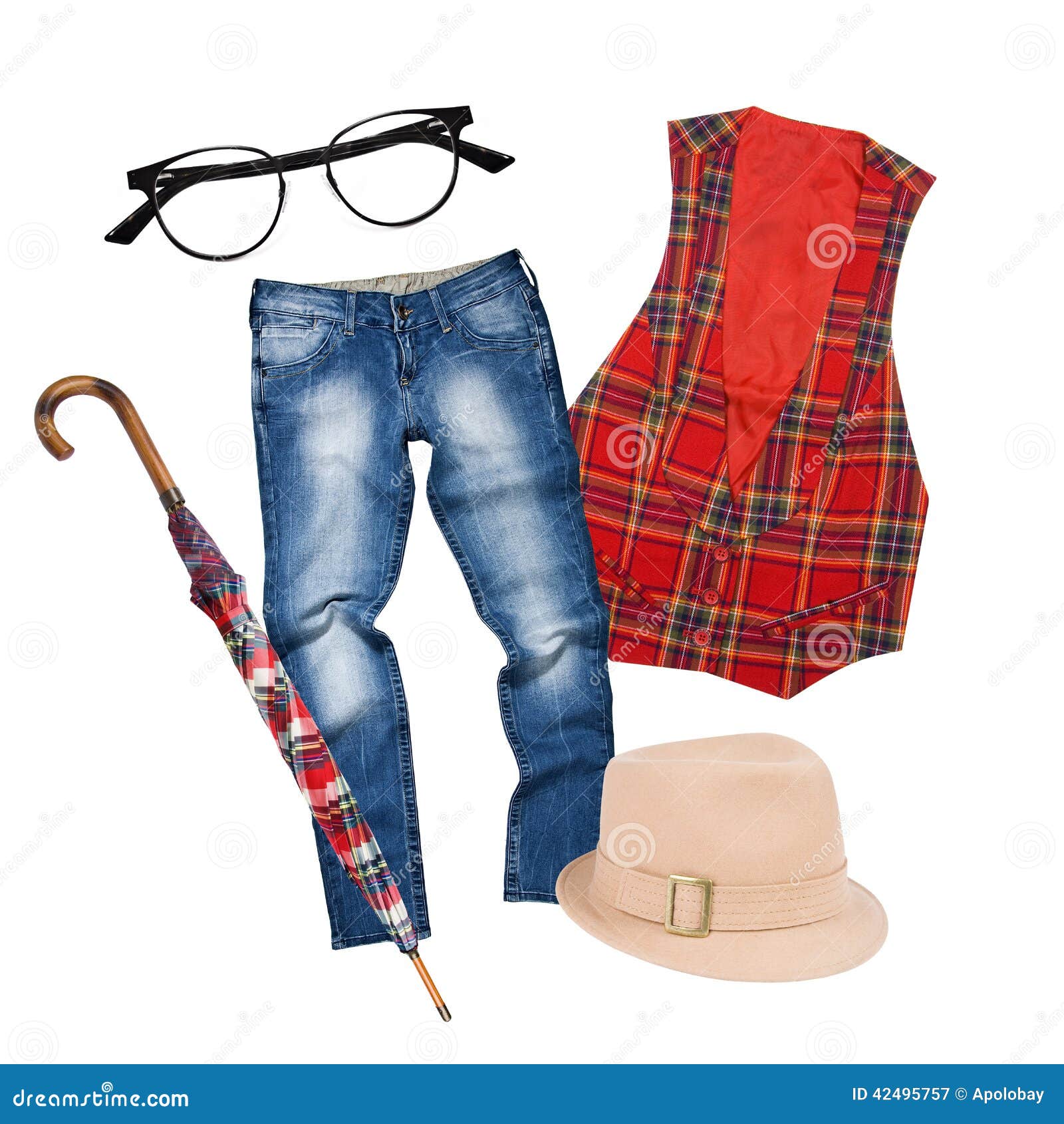 Collage of Clothing and Accessories Stock Image - Image of girl ...