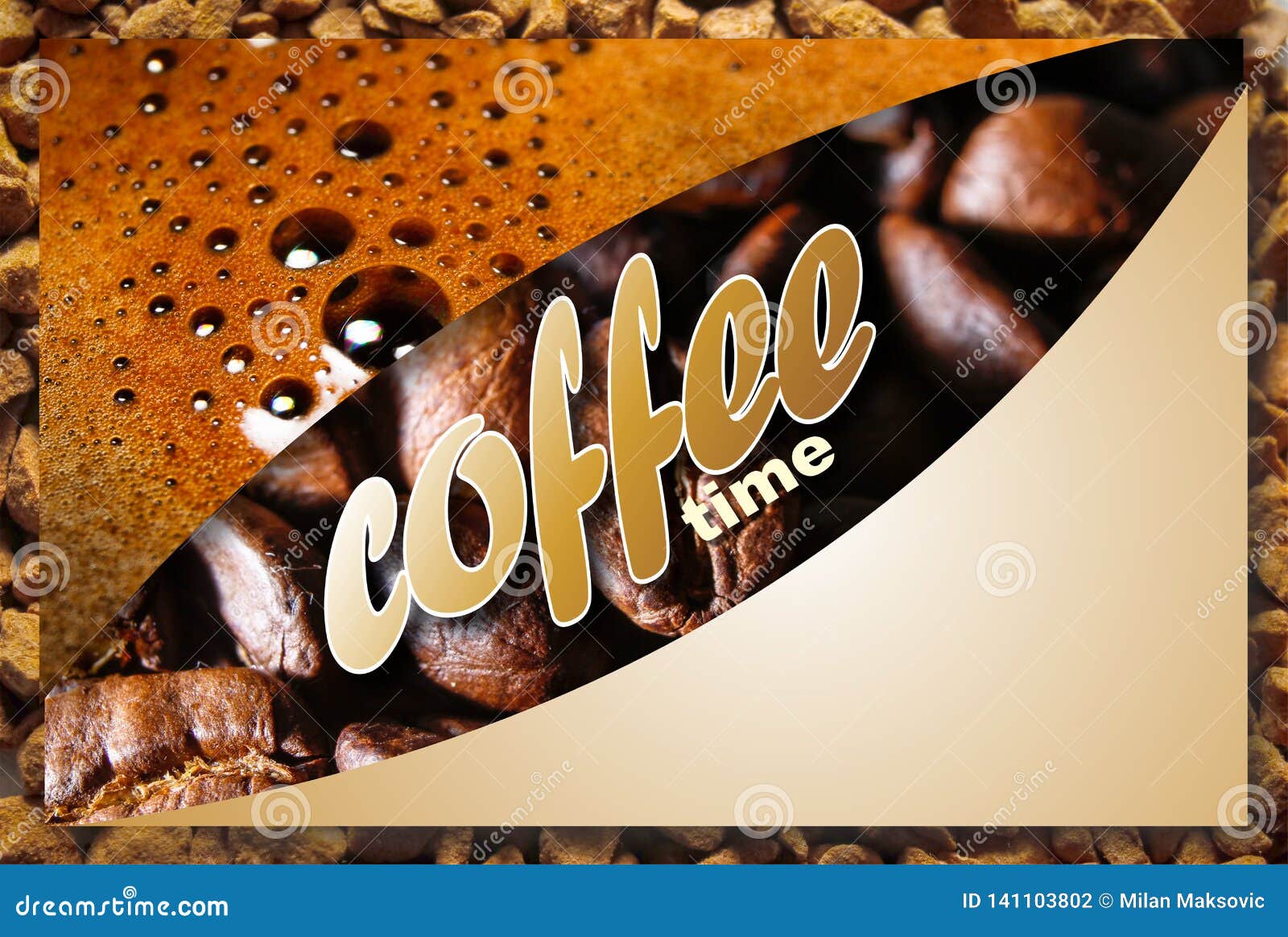Collage with Coffee Details Stock Photo - Image of coffee, confection ...