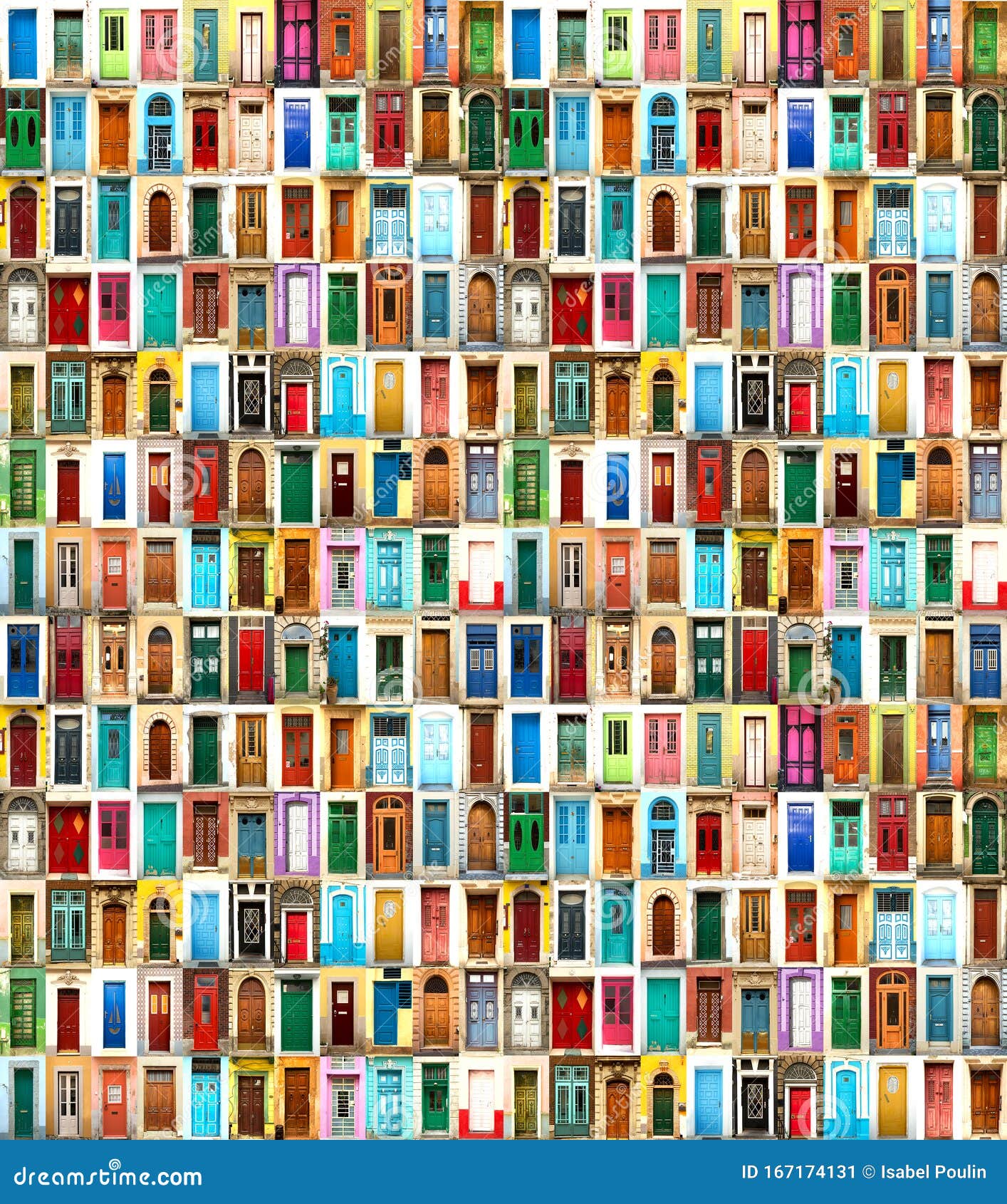 Collage Doors Royalty-Free Stock Photo | CartoonDealer.com #65443119